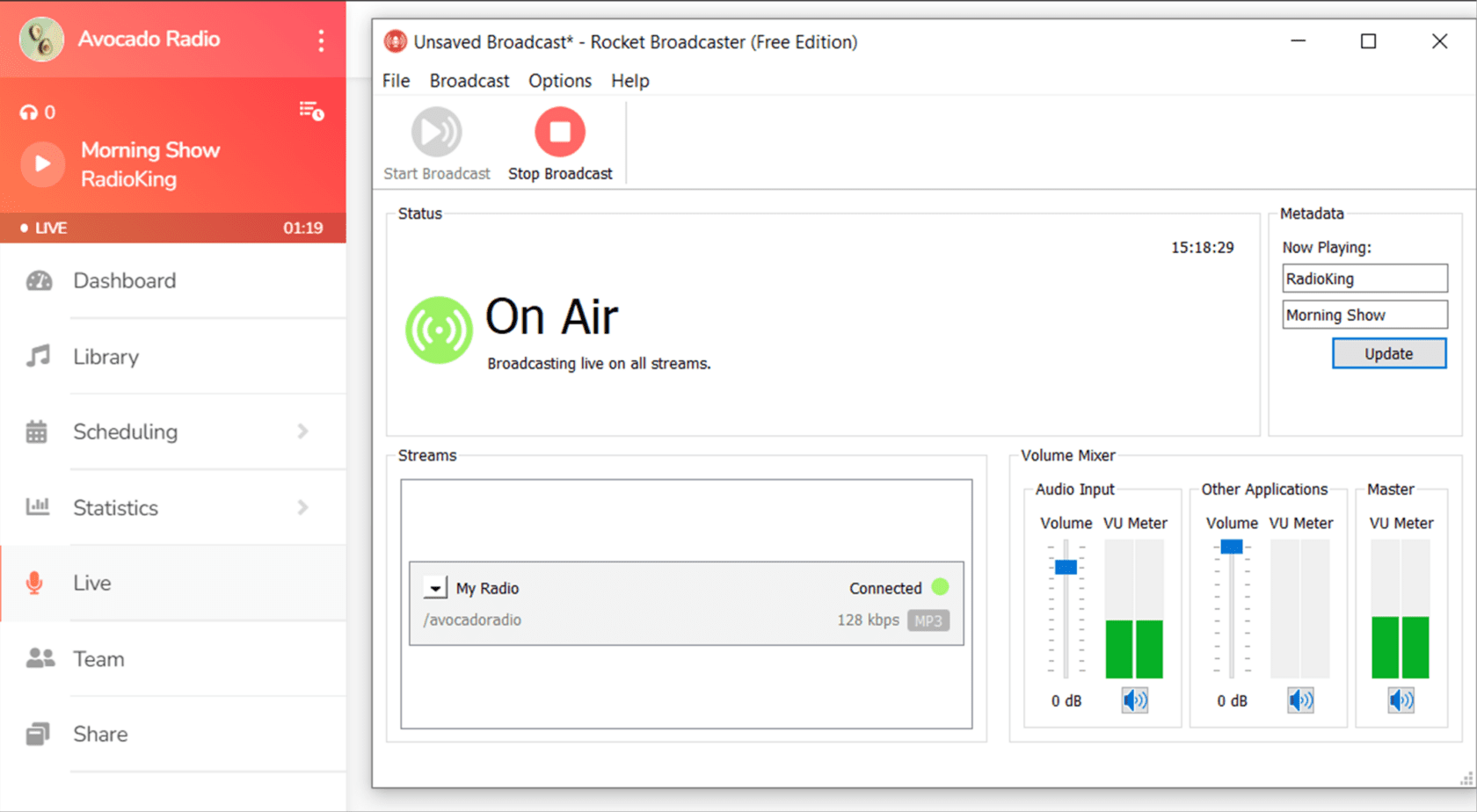 Broadcast live radio with Rocket Broadcaster - RadioKing Blog