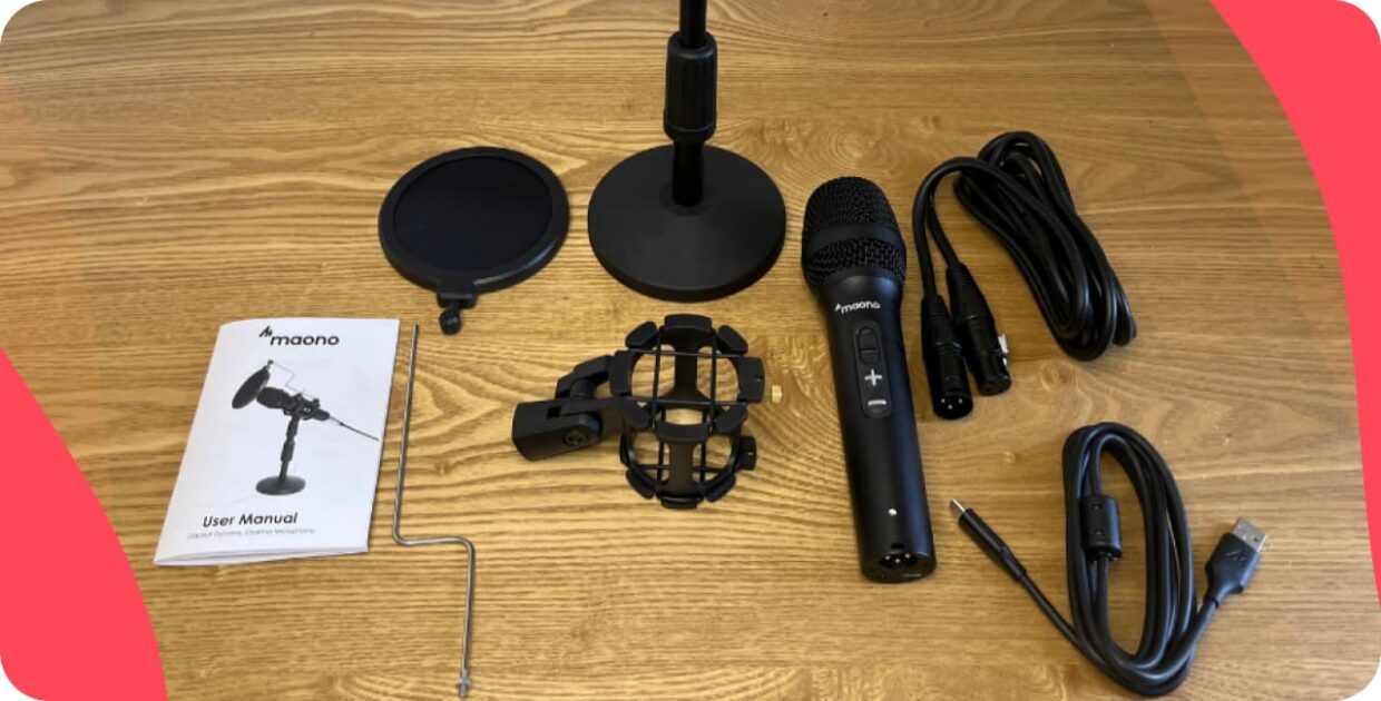 Maono HD300 USB/XLR dynamic microphone review - RadioKing Blog