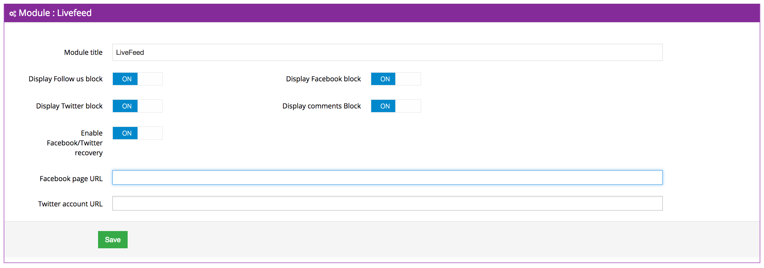 The Live Feed Module - Knowledgebase - RadioKing